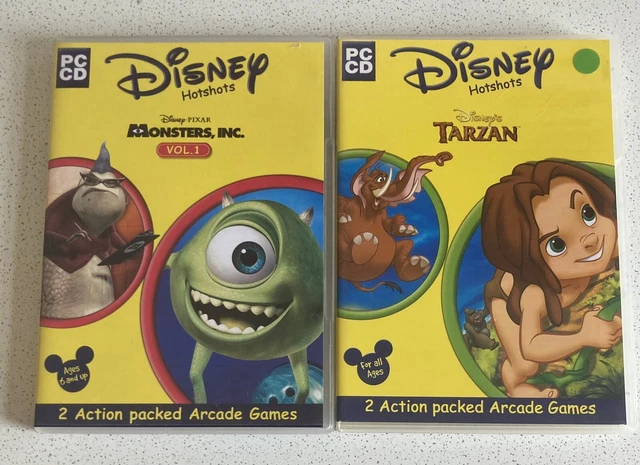 DISNEY HOTSHOTS: - Tarzan & Monsters Inc Volume 1 PC CD ROM Bundle £4. ...