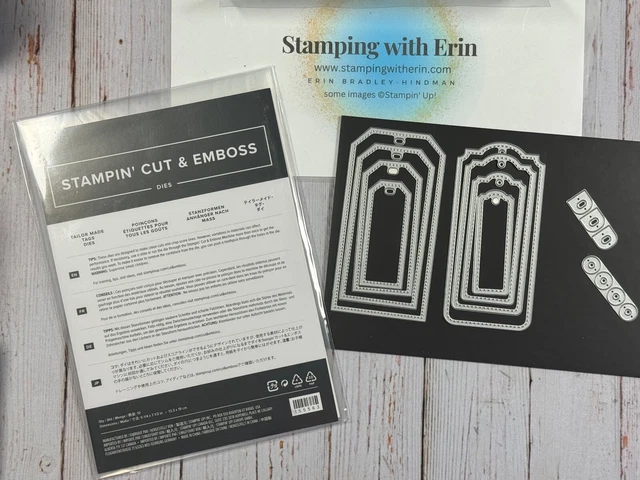 STAMPIN' UP! TAILOR MADE TAGS Dies! $42.40 - PicClick