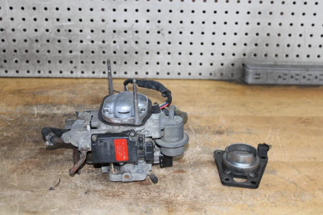 1987-89 NISSAN D21 Hardbody Pickup Truck Z24i 2.4l Throttle Body TBI ...