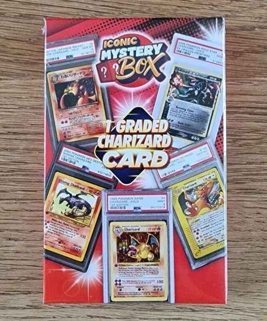 ICONIC MYSTERY BOX Graded Charizard Box - Pokemon Rare / Vintage PSA ...