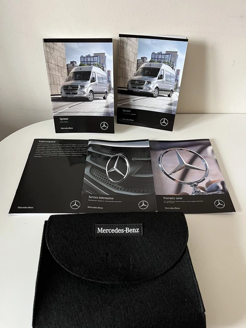 GENUINE MERCEDES-BENZ SPRINTER W907 2024 OWNERS MANUAL And CD £24.99 ...