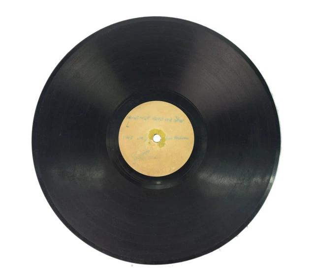 NO LABEL GRAMOPHONE Music Record Old no Playing Record Nice collectible ...