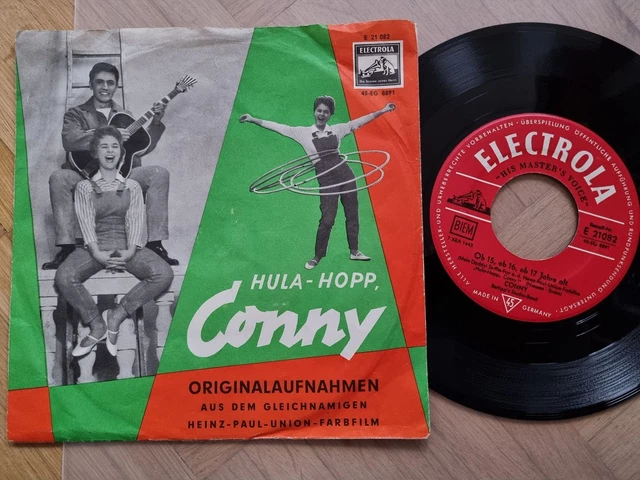 CONNY FROBOESS - Hula Hopp, Conny!/ Ob 15, 16, 17 Jahre alt 7'' Vinyl ...
