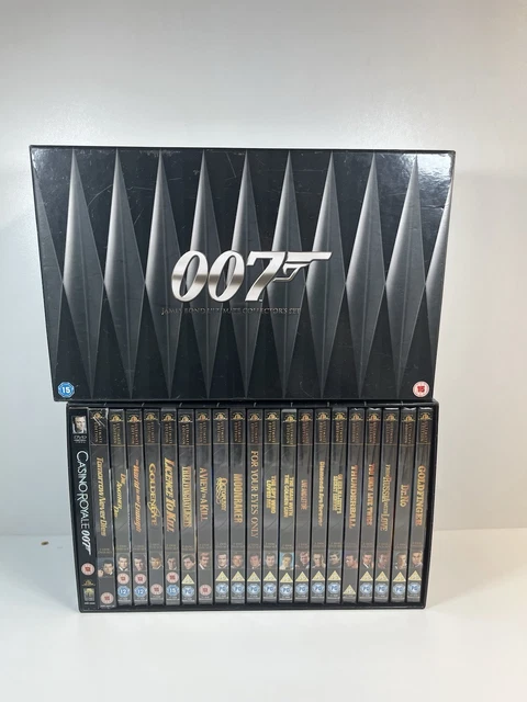 JAMES BOND ULTIMATE Collectors Set DVD Sealed 42 Discs 21 Films 007 (All Sealed) £59.95 ...