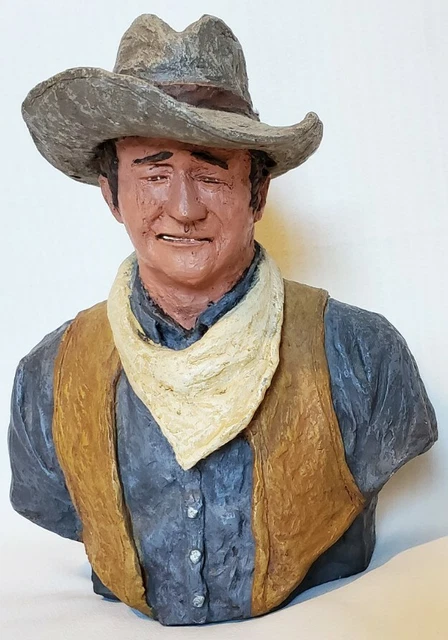 VINTAGE ORIGINAL 80’S Daniel Monfort "John Wayne" Western Stone ...