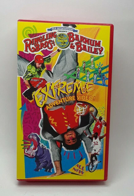 RINGLING BROS BARNUM Bailey Circus Extreme Adventure VHS Tape Tested ...