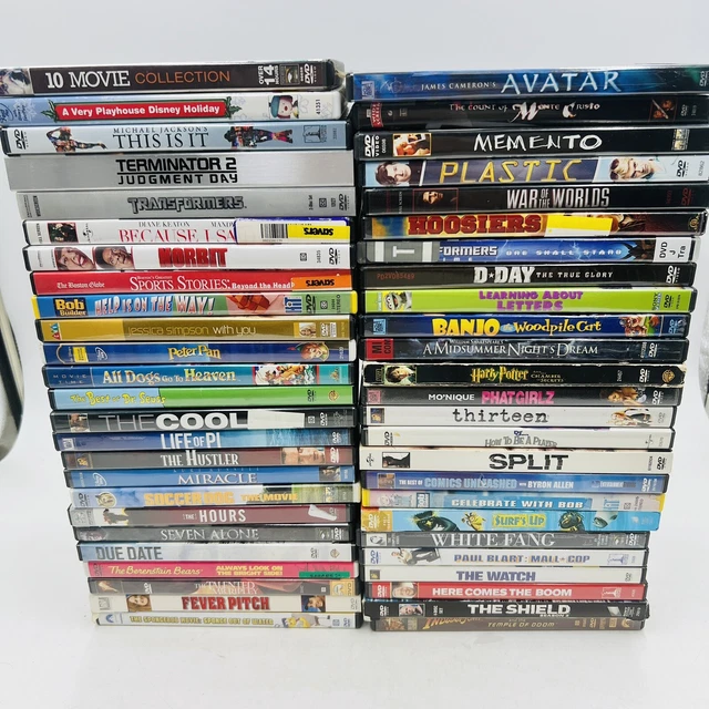 50 BULK LOT DVDs Wholesale Mixed Titles Family Comedy Drama Movies $34. ...