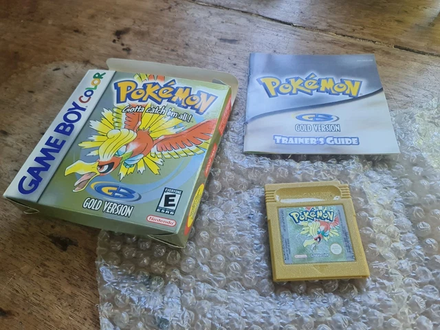 ORIGINAL POKEMON GOLD Version cartridge (Game Boy Color) 2000 | EU ...