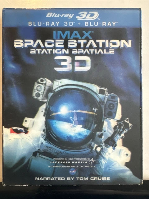 IMAX SPACE STATION 3D (2D/3D Blu-ray, 2010) Narrated Tom Cruise Rare Slipcover $29.99 - PicClick CA