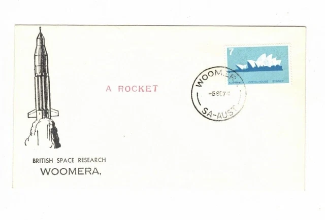AUSTRALIA 1974 7C A ROCKET LAUNCH Cover,cds WOOMERA SA $6.50 - PicClick AU