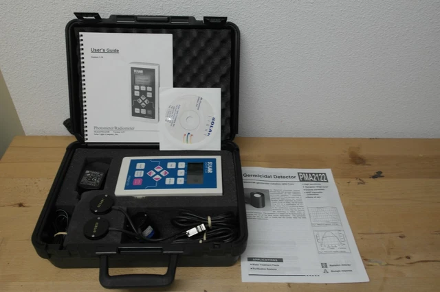 SOLAR LIGHT PMA 2100 Data-Logging Radiometer wSensors Uv-a /Uvb ...