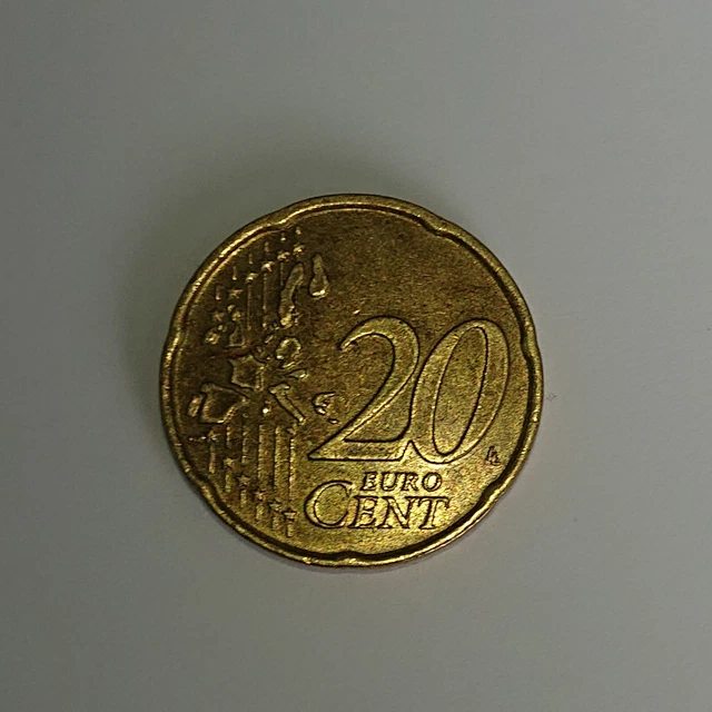 PIECE DE 20 centimes euro italie 2002 frapé très rare EUR 1.200,00 - PicClick FR