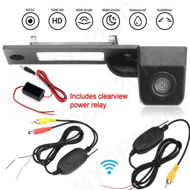 WIRELESS REVERSE CAMERA For VW Multivan Caravelle T5 T5.1 T6 Number ...