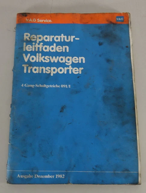 MANUALE OFFICINA VW Bus / Transporter T3 4-Gang Cambio Stand 10/1982 ...