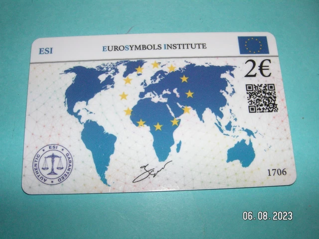 LOT DE 4 Cartes Commemoratives Esi Id Card EUR 16,00 - PicClick FR