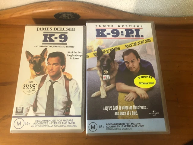 K9 AND K9 P.I VHS Belushi PAL Format Ex Rental $35.00 - PicClick AU