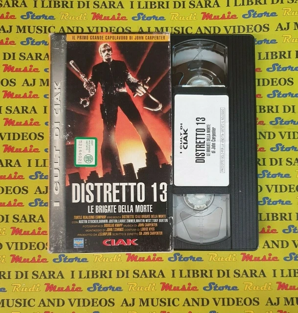VHS MOVIE DISTRICT 13 Death Brigades Thriller CARDBOARD Chiak (F6) No ...