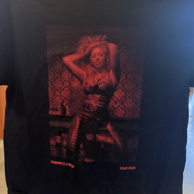 BEYONCE OFFICIAL COWBOY Carter Tour Merch 2025 Atlanta Exclusive T ...