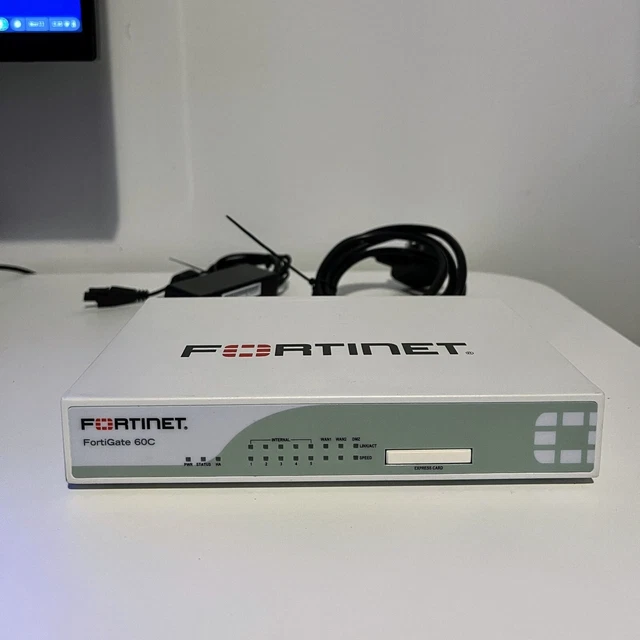 FORTINET FORTIGATE 60C FG-60C Router Firewall With PSU £29.99 - PicClick UK
