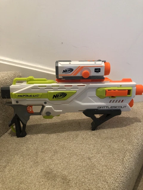 NERF N-STRIKE MODULUS BattleScout Blaster Gun Rifle with HD Camera ...