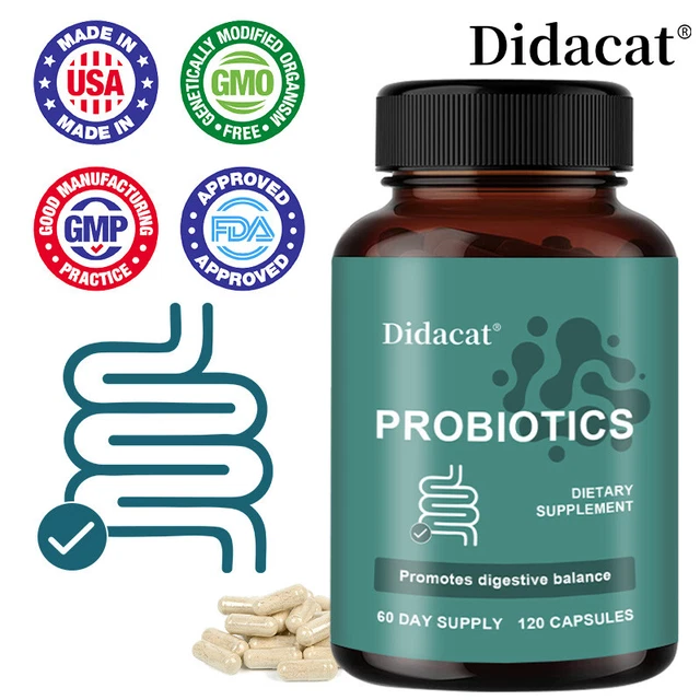 PROBIOTICS FOR DIGESTIVE Health Dietary Supplement, 3-in-1 Formula £7. ...