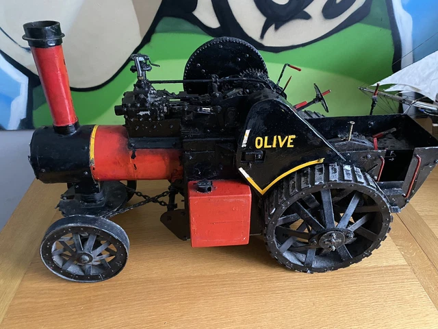 SCRATCH BUILT TRACTION Engine Working Model Battery Powered ? £195.00 ...