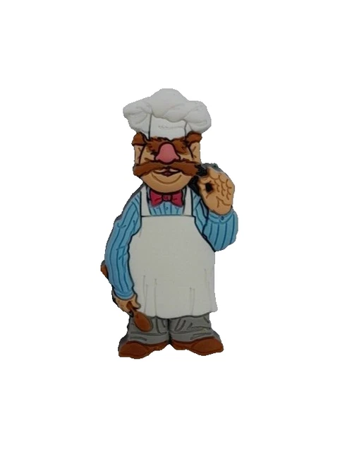 JIM HENSON THE Muppet Show Swedish Chef Rubberised Pin Badge £4.90 ...