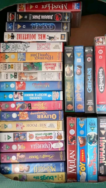 BIG VHS VINTAGE Video Collection Disney Bundle X 84 Tapes £61.00 ...