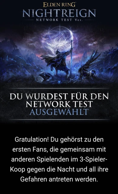 ELDEN RING NIGHTREIGN Network Test Code Key PS5 EUR 24,99 - PicClick DE