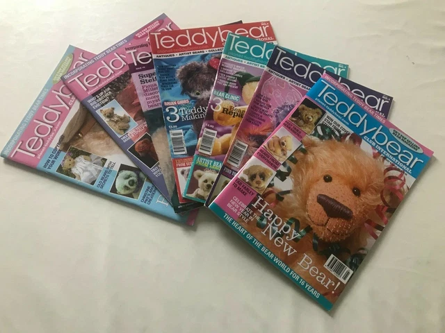 7 X TEDDY BEAR CLUB INTERNATIONAL MAGAZINES 2006 EXCELLENT CONDITION £ ...