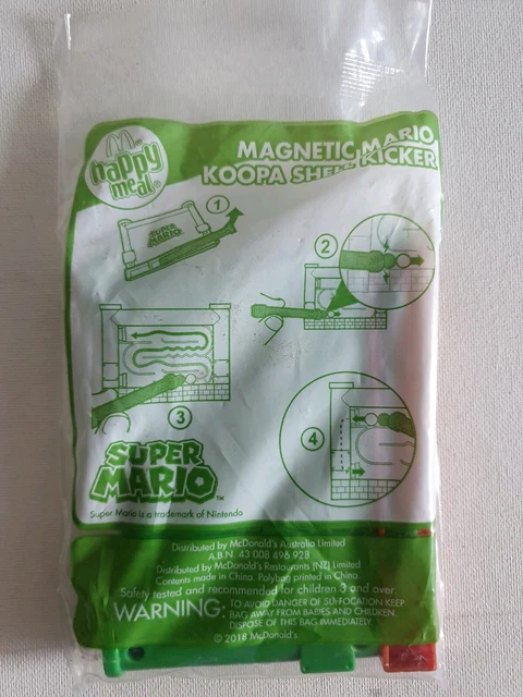 HAPPY MEAL TOY - Super Mario Magnetic Mario Koopa Shell 2017 McDonalds ...