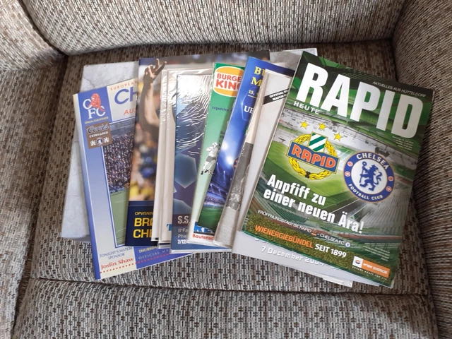 CHELSEA FC 12 Various Programmes Mostly Aways See Description £6.00 ...