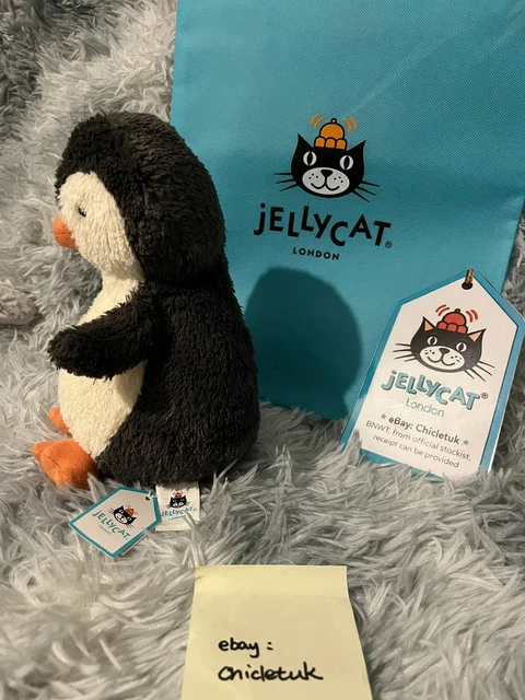 AUTHENTIC/GENUINE JELLYCAT PEANUT Penguin *BNWT* dust bag, receipt ...