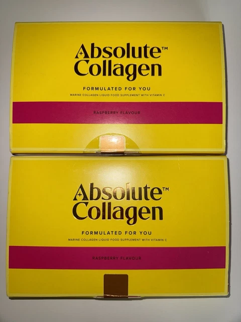 ABSOLUTE COLLAGEN RASPBERRY Flavour – 2 Boxes – Brand New & Sealed £52. ...