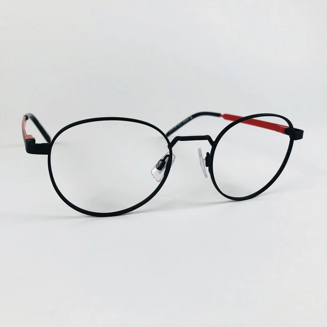 HUGO BOSS EYEGLASSES SATIN BLACK ROUND glasses frame MOD: HG13 30791244 ...