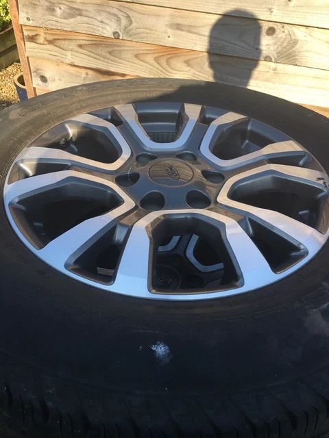 18'' GENUINE FORD Ranger Wildtrak Alloy Wheels & Tyres Set Of 4 Black £ ...