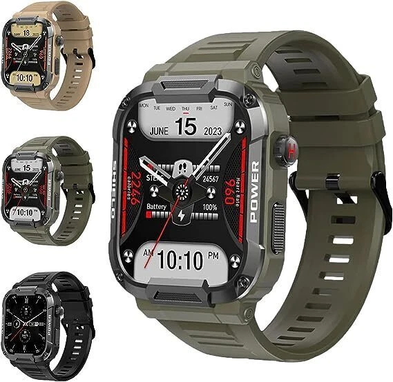 GARD PRO ULTRA Smartwatch, Durable Military Fitness Watch Waterproof ...