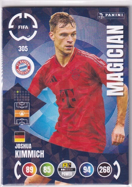 PANINI 2025 FIFA Club World Cup 25 Card No. 305 Joshua Kimmich Magician ...