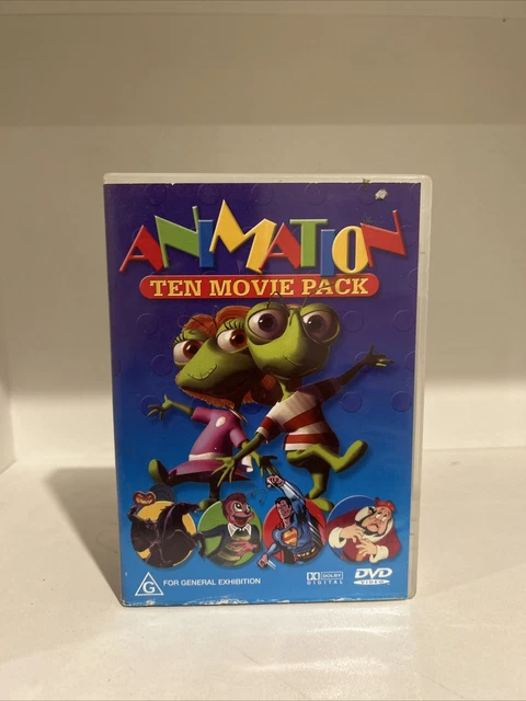 ANIMATION TEN MOVIE Pack Children's Kids DVD 4 Disc Pack. Preowned $9. ...