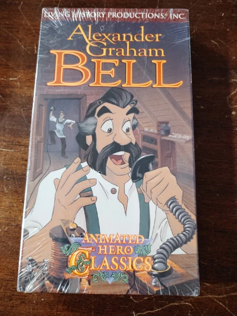 ALEXANDER GRAHAM BELL Animated Hero Classics New Sealed VHS 1995 Living ...