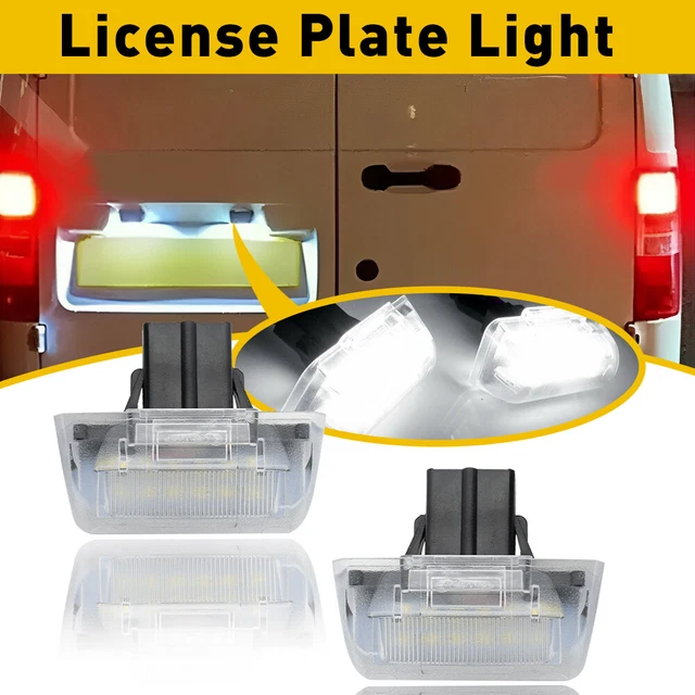 KITS FIT FORD Transit MK4/MK5/MK6/MK7 License Plate Light Rear Number ...