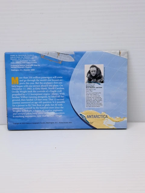 NATIONAL GEOGRAPHIC MAP December 2003 Years of FLIGHT $9.99 - PicClick CA