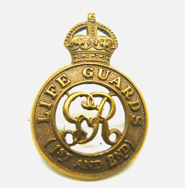 THE WW1 1ST And 2Nd Life Guards Army Military Cap Badge Part Collection ...