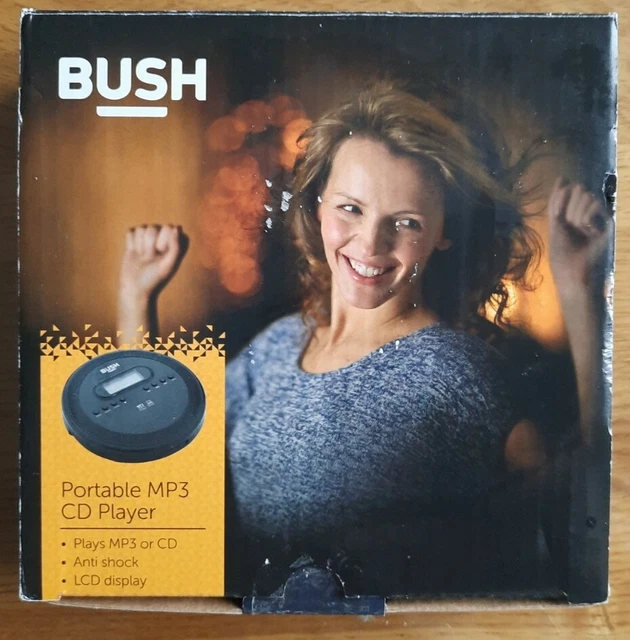 BUSH PORTABLE CD Player Discman Walkman Jog Proof MP3 Playback boxed ...