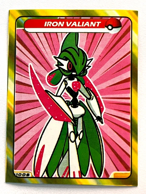 2025 POKEMON GOLD & SILVER Gigamax Sticker #205 IRON VALIANT Peru ...