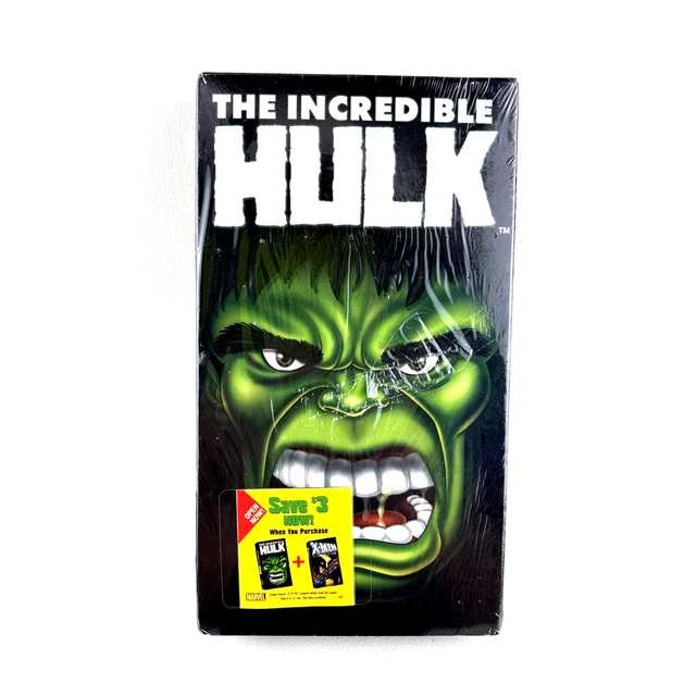 THE INCREDIBLE HULK VHS 2003 Marvel 1996 Animated Film Brand New Sealed ...