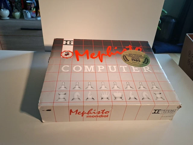 MEPHISTO SCHACHCOMPUTER SUPER Mondial II, Hegener & Glaser, in OVP EUR ...