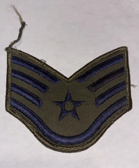 VINTAGE US AIR Force Staff Sergeant Rank Patch Insignia $2.74 - PicClick CA