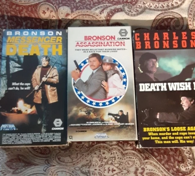 CHARLES BRONSON BUNDLE vhs movies tape lot Bundle 3 Tapes $4.00 - PicClick CA