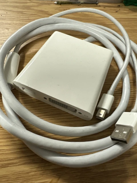 GENUINE APPLE MINI Displayport to DVI-D dual link adapter A1036 $80.00 ...